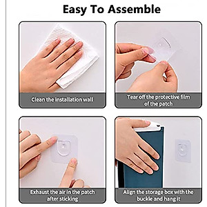 BAOOOFU Plastic Bag Holder, Kitchen Trash Bag Dispenser Roll Holder, Grocery Bags Wall Mount Storage, Easy Hanging Cabinet Door Under Sink Bag Saver, 27.5cm x 10cm x 10cm (Gray)