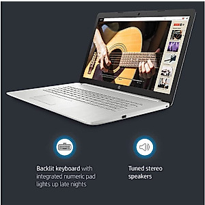 2022 HP 17.3" FHD IPS Laptop Computer, 11th Intel Core i5-1135G7 Processor, 32GB RAM, 1TB SSD, Backlit Keyboard, Intel Iris Xe Graphics, HD Webcam, Windows 10 Pro, Silver, w/ 32GB Business USB Card