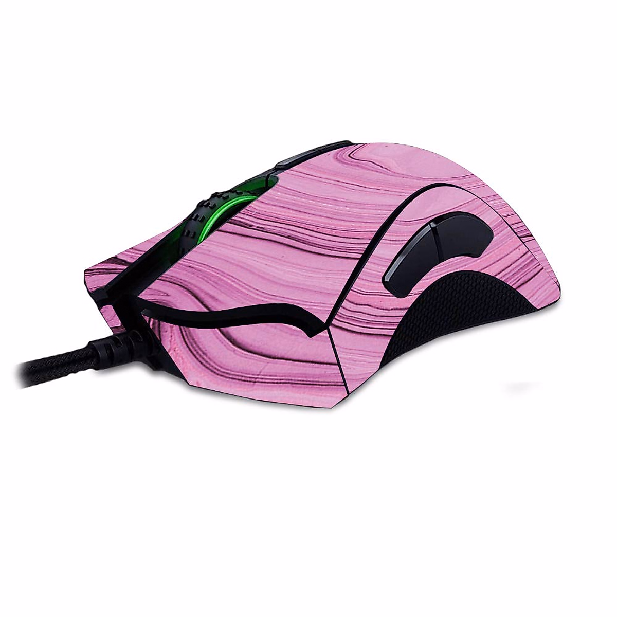 MightySkins Skin Compatible with Razer Deathadder Elite - Pink Thai Marble | Protective, Durable, and Unique Vinyl Decal wrap Cover | Easy to Apply, Remove, and Change Styles | Made in The USA
