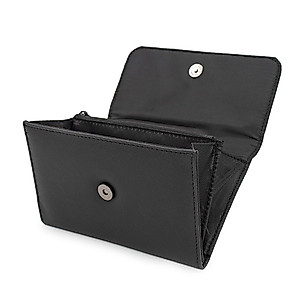 Disney Wallet, Foldover, Disney Signature D Logo Embossed, Black Vegan Leather