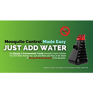 INZECTO Mosquito Trap - Device to Effectively Attract Mosquitoes and Kill Larvae - Revolutionary Outdoor Mosquito Solution Simply Activated by Water (1 Trap)