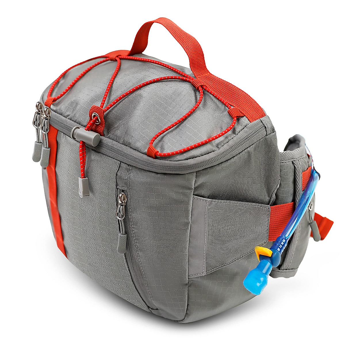 Zavothy Hydration Waist Pack Hip Pack Running Fanny Pack with 1.5 L Water Bladder for Biking Hiking Hydration Pack Gray