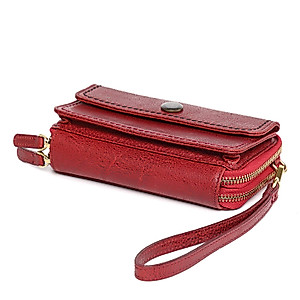 OLD TREND Genuine Leather Northwood Convertible Wallet (Red)