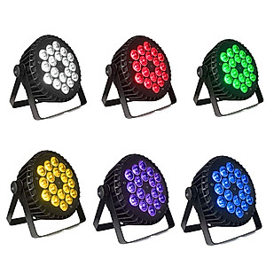 Stage Lights Par Lights Led Stage Lighting,18X10W DMX 512 8CH for Stage,church,Wedding, Dj,Band, Night Club, Theater Performance