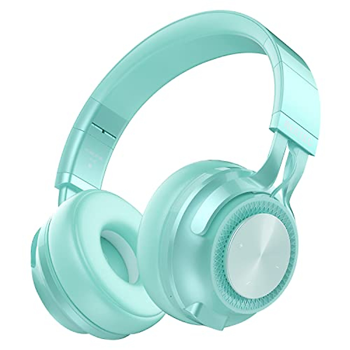 REETEC Wireless Bluetooth Headphones Over-Ear - [40 Hrs Playing Time, Soft Protein Earpads] Foldable HiFi Stereo Wireless Headphones with Microphone, Deep Bass Headset for Phone, PC, iPad - Mint Green