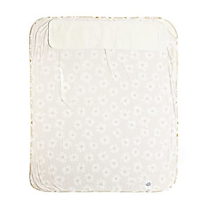 Freshly Picked Swaddle Blanket, One-Size-fits-All, Daisy Fields