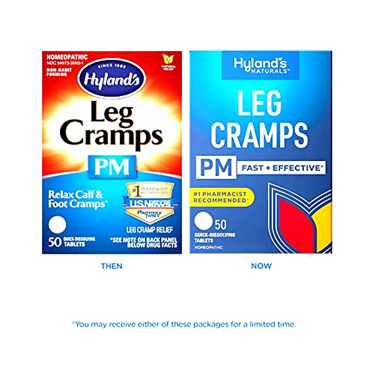 Hyland's Leg Cramps PM With Quinine Tablets 50 ea ( Pack of 6)