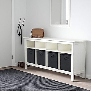 ShellKingdom Foldable Fabric Storage Cubes And Cloth Organizer Drawer For Closet And Toys, 6 Pack (Black)