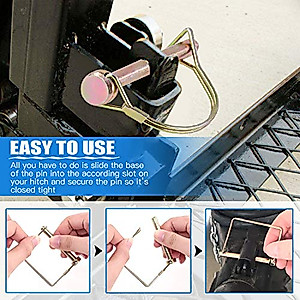 Glarks 20Pcs Heavy Duty PTO Pin Assortment Kit for Farm Trailers Wagons Lawn Garden