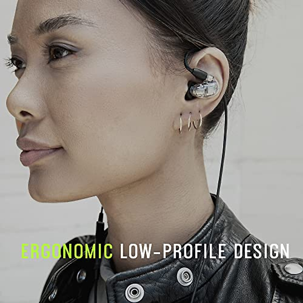 Shure SE846 Wired Sound Isolating Earbuds, High Definition Sound + Natural Bass, Four Drivers, Secure in-Ear Fit, Detachable Cable, Durable Quality, Compatible with Apple & Android Devices - Clear