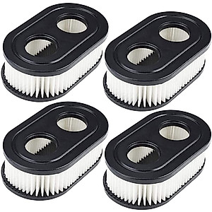 593260 Lawn Mower Air Filter 550ex 675exi 725exi Series Engines Model and More, 798452 Air Cleaner Cartridge Filter Troy Bilt TB110 TB200 TB230 Lawnmower and More (4pcs) (3)