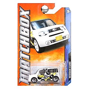 Matchbox 2011-22 MBX City Nissan Cube White 1:64 Scale