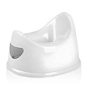 Apybaby Potty Training Seat | Safe Potty Training Toilet Seat for Boys & Girls | Slip Resistant & Comfortable Toilet Chair for Kids & Toddlers | Lightweight & Portable (Snow White)