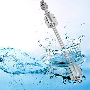 Switch,DC 0~110V Stainless Steel Double Ball Switch Water Level Controller Sensor Switch for Water ,Pool,Sink,Fish ,etc (200mm)