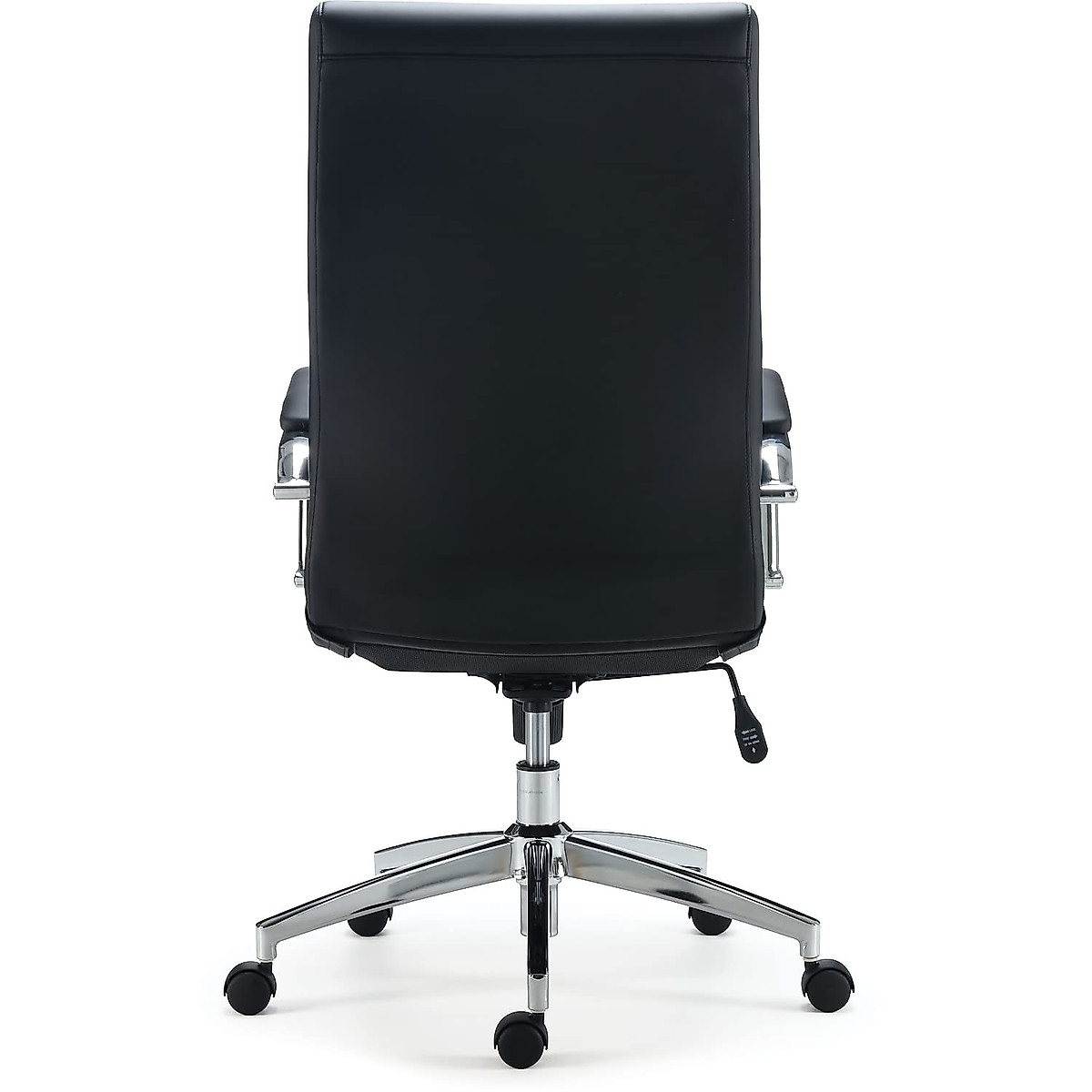 MyOfficeInnovations 24328572 Bonded Leather Managers Chair, Black