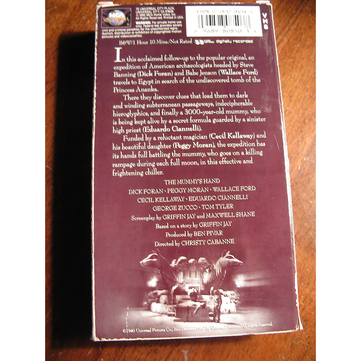 The Mummy's Hand [VHS]
