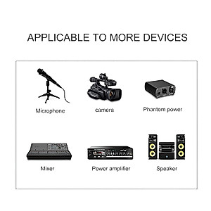 MAD OWL 3 Pin XLR Cables Male Female XLR Patch Cable, XLR Cable Microphone Wire Extension Connectors for Stage Lights DMX Signal Connection（ 4Pack 10ft/ 3m）