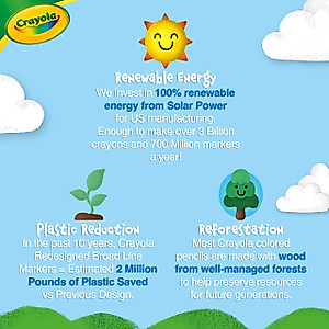 Crayola Pip-Squeaks Skinnies Washable Markers, 64 count, Great for Home or School, Perfect Art Tools