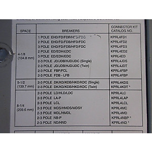 Eaton KPRL4ND 1200A Breaker Connector Kit PRL Mounting Hardware Pow-R-Line 1200