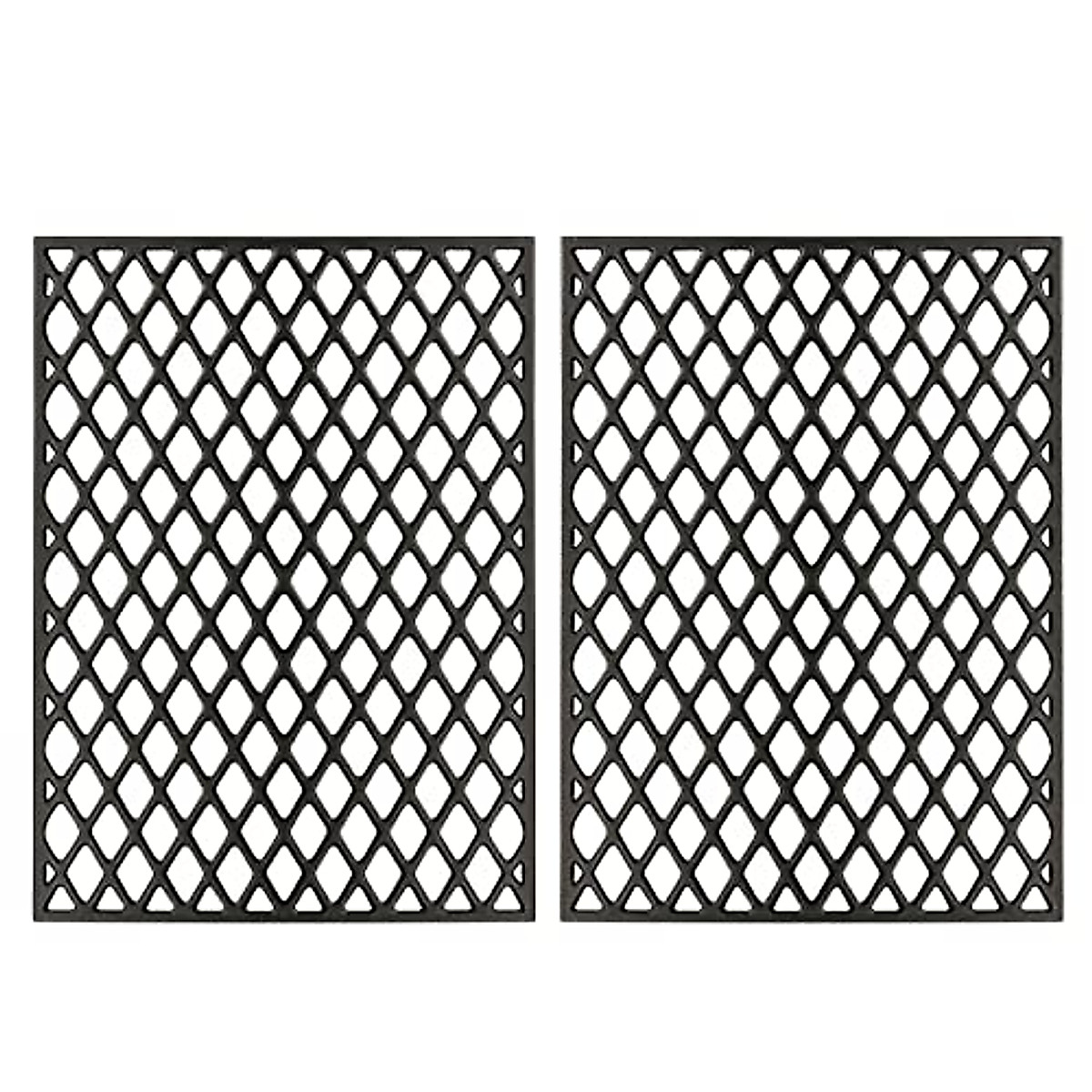 Utheer Cast Iron Grill Grate for Pit Boss 820 850 Series Grill, Pit Boss 820 Series Wood Pellet Grills, Fit Pit Boss Pro Series II 850 Wood Pellet Grill, Pit Boss Grill Replacement Parts, 2 Pack