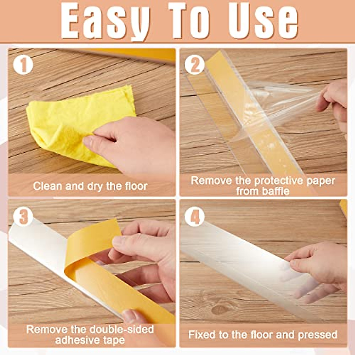 20 Pack Under Couch Blocker for Pets Bumper Toy Blockers for Furniture Stop Dog Cat with Strong Adhesive Adjustable Bumper to Stop Things Under Sofa Couch Bed, Easy to Install, 3.2 Inches High