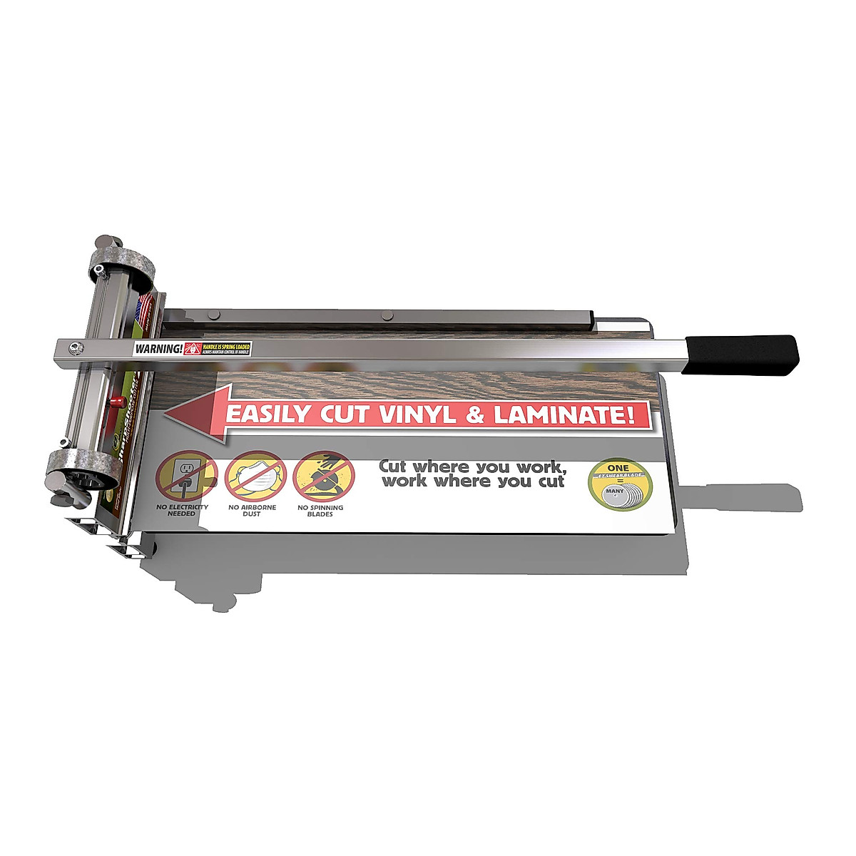 Bullet Tools - ES00-2009 9 inch EZ Shear Sharpshooter 2.0 Laminate Flooring & Siding Cutter, 1 Year Warranty