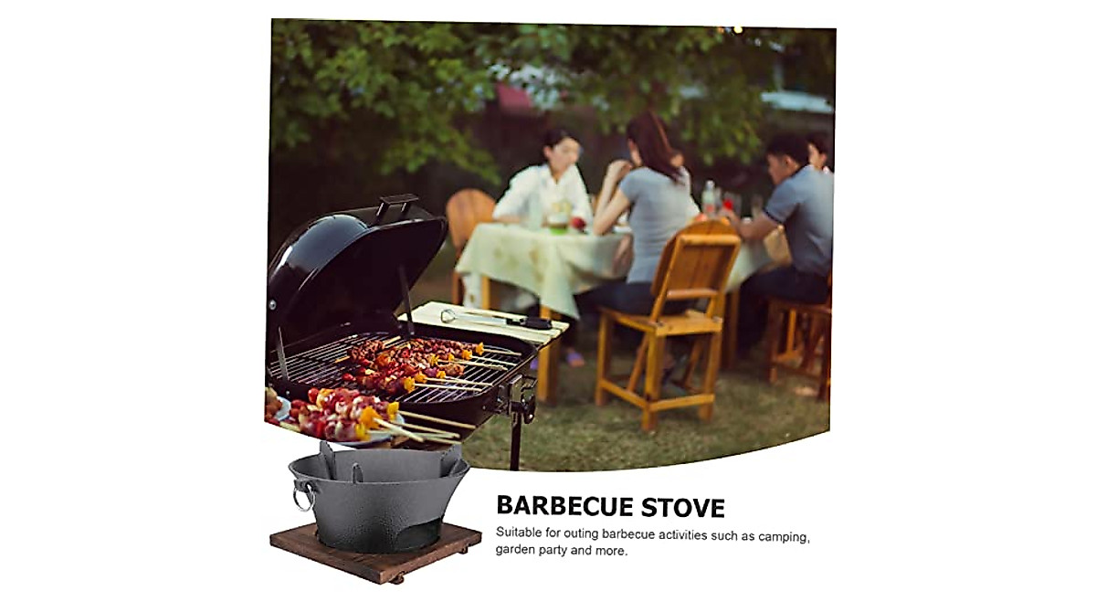 Happyyami 1 Set Grill Portable Grill Stand Hibachi Grill Outdoor Stove ...