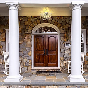 HMVPL Crystal Flush Mount Ceiling Light, Modern Sputnik Firework Close to Ceiling Lamp, LED Ceiling Light Fixtures for Bedroom Kitchen Island Entryway Hallway Foyer