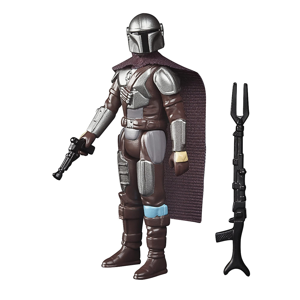STAR WARS Retro Collection The Mandalorian (Beskar) Toy 3.75-Inch-Scale The Mandalorian Collectible Action Figure, Accessories