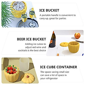Ice Cube Mold Ice Cube Trays: Silicone Ice Bucket Ice Mold and Storage Bin Small Ice Container Makes Frozen Ice Cubes, Craft Ice, Closed Ice Cube Tray