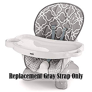 Fisher Price Space Saver High Chair Replacement (SPACE SAVER STRAPS-GRAY BJV38)