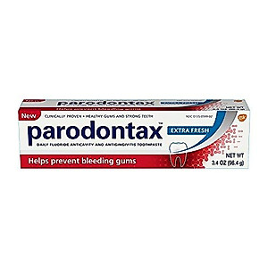 Parodontax Extra Fresh Toothpaste for Bleeding Gums, 3.4 Oz (Pack of3)
