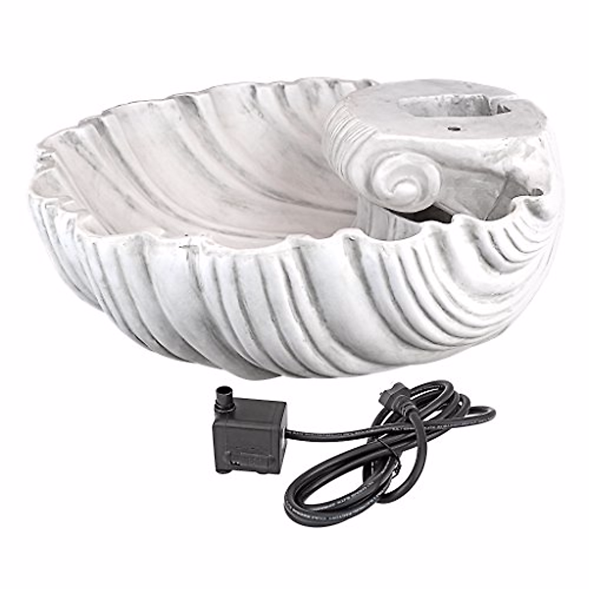 Design Toscano The Peeing Boy of Brussels Sculptural Shell Basin with Pump