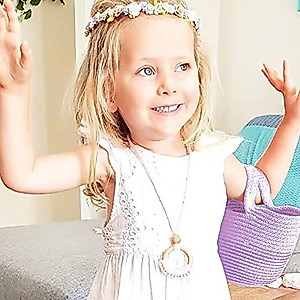 Women's Retro Mini Size Straw Handbags Woven Cotton Crohest Basket Purse Tote Bags by Handmade Girls purse Toddlers Handbag