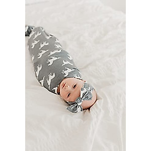 Copper Pearl Large Premium Knit Baby Swaddle Receiving Blanket Colt