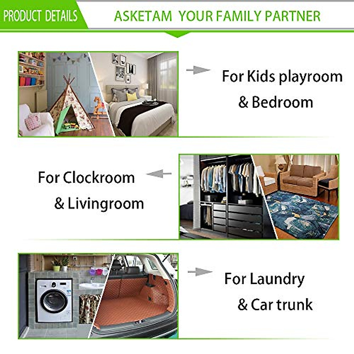 ASKETAM Canvas Fabric Collapsible Kids Baby Laundry Basket Children Nursery Bedroom Dirty Clothes Hamper Storage Bin Toy Organizer (Fox little pine)