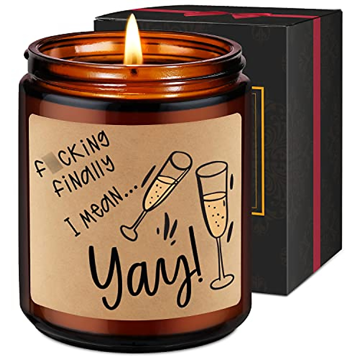 Fairy's Gift Finally Engaged, Finally Married - Congratulation Wedding Gifts for Bride and Groom, Newly Engaged Friend - Funny Getting Married Gifts, Couple Engagement Gifts - Wedding Candles