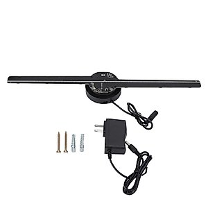 3D Hologram Fan, 42cm High Resolution 3D Advertising Player, 224 HD LED Beads Support WiFi/APP Built in 16GB TF Card, Naked Eye 3D display for Commercial, Shop, Holiday, Party(#1)