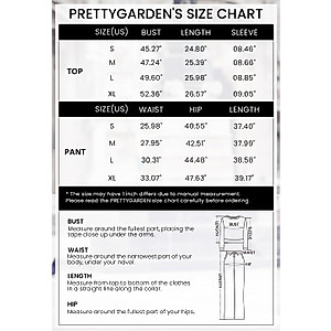 PRETTYGARDEN Women's 2024 Fall Fashion Outfits 2 Piece Sweatsuit Solid Color Long Sleeve Pullover Long Pants (Blue,Medium)