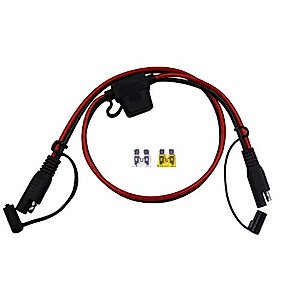 CUZEC 2FT/0.61m 14AWG SAE to SAE Extension Cable Quick Disconnect Wire Harness SAE Connector/SAE TO SAE Heavy Duty Extension Cable