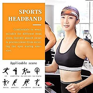 XUANERMIN Ultimate Performance 10pcs Sweat Bands Headbands - Stay Fresh and Focused During Sports, Fitness, Running, Basketball - for Men and Women