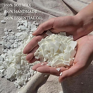 FULUUU Bergamot & Fig Scented Candles for Home - Christmas Gifts for Women Men | Natural Soy Candles | Best Friend Birthday Gifts | 7oz 40 Hours Burn Time