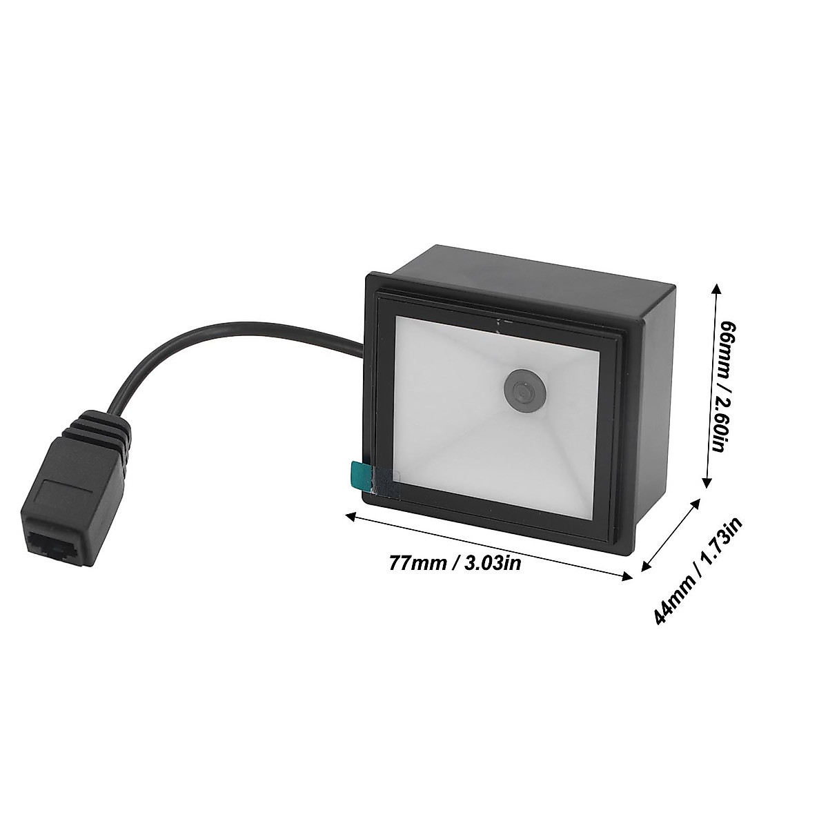 Embedded Bar Code Reader USB Interface Auto Sensing 1D 2D QR Barcode Scanner Module with Image Recognition Compatibility for Linux, XP,7,8,10, OS X