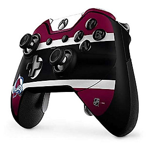Skinit Decal Gaming Skin Compatible with Xbox One Elite Controller - Officially Licensed NHL Colorado Avalanche Jersey Design