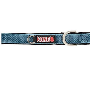 KONG Comfort Neoprene Padded Dog Collar Offered by Barker Brands Inc. (Medium, Blue)