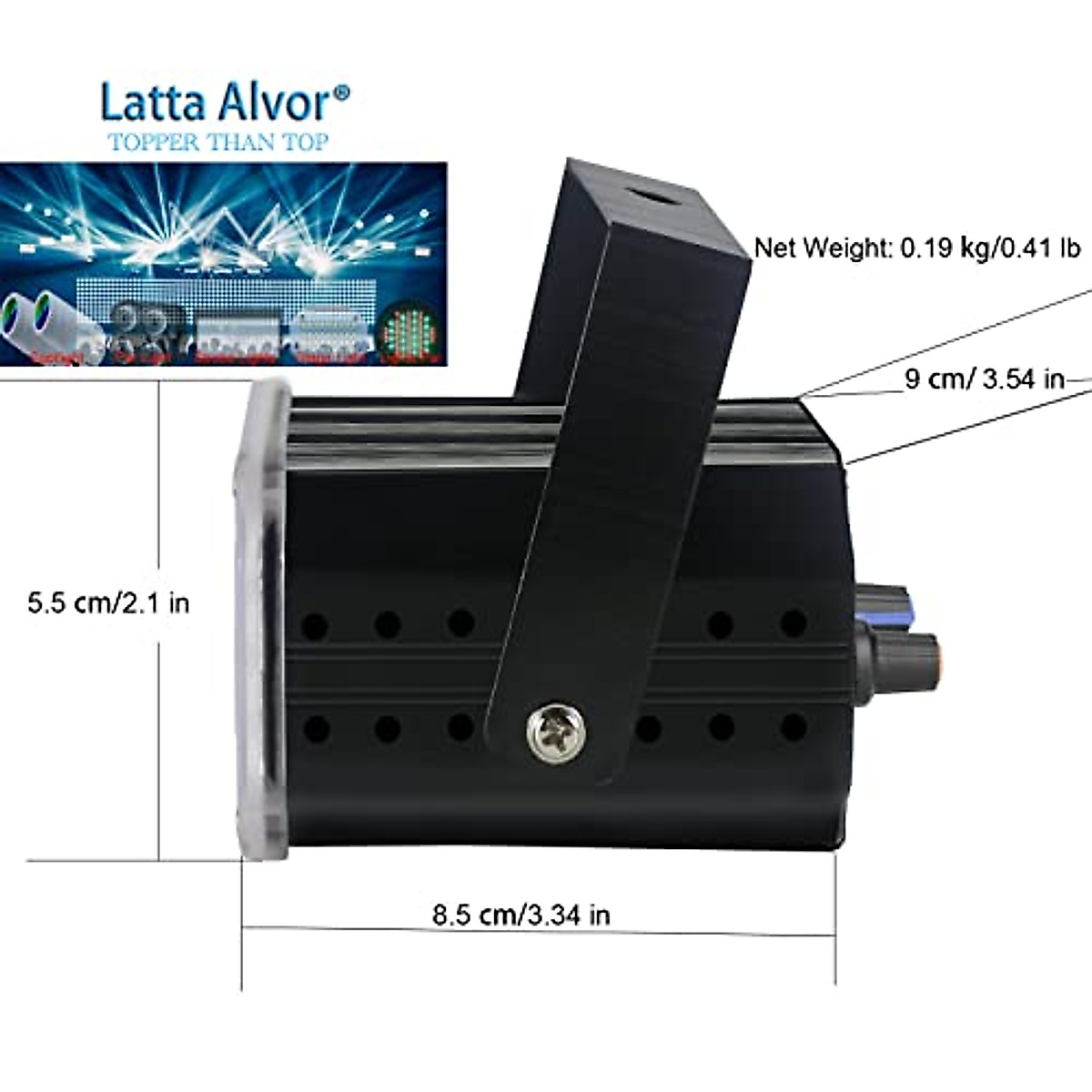 DJ Disco KTV Bars Lights Strobe Lights Stage Light 36 LED Mini Disco LIghts Flash Strobe Lighting with Sound Activated and Speed Control for Party Wedding (multil with a remote control)