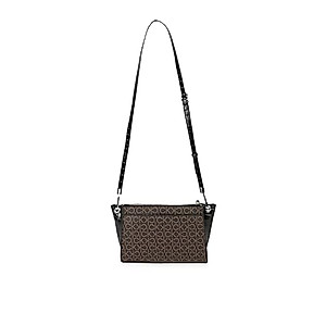 Calvin Klein Reyna Crossbody, Brown/Khaki/Black Logo