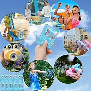 JIATELIN Bubble Concentrated Solution,Great As Bubble Solution for Bubble Machines,Bubble Guns,Bubble Gun Blower,Bubble Wands,Bubble Refills.Non Toxic Bubbles.