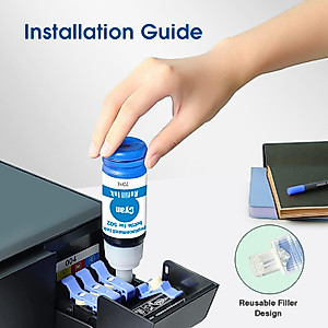 Clorisun 502 Pigment Refill Ink Bottles Replacement for Epson 502 T502 Use with Expression ET-2760 ET-2750 ET-3760 ET-4760 ET-3750 ET-4750 ET-3710 ET-15000 ET-3700 2700 Ecotank Printer (3 Black)
