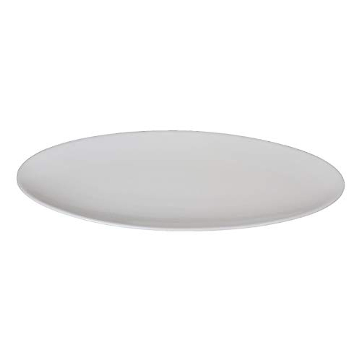 Ebros Kitchen Dining Modern Contemporary Sleek Design Natural White Porcelain Oval Plates Serving Platters Restaurant Supply Dishwasher And Microwave Safe Serveware (2, 16"Long)